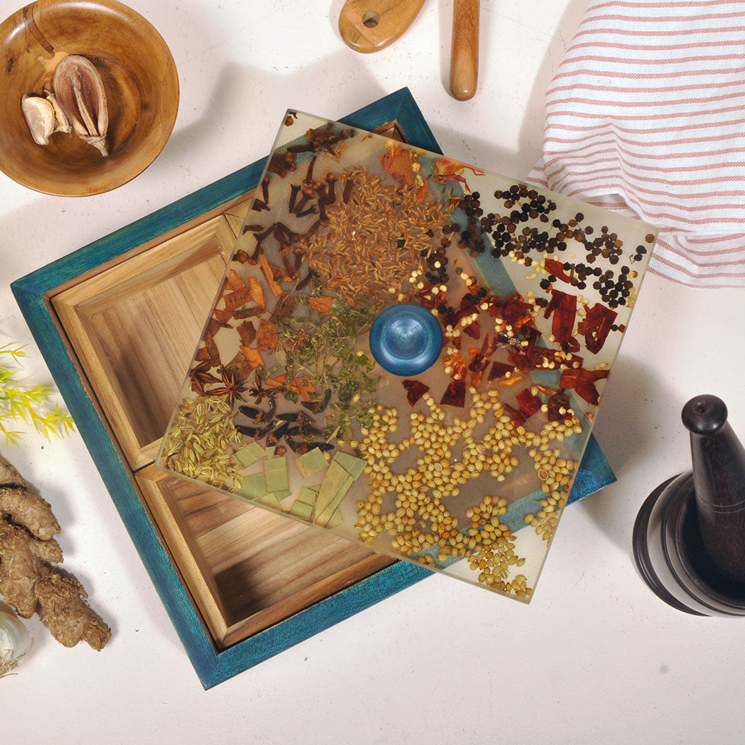 Handcrafted Epoxy Spice Box – Craft Melon