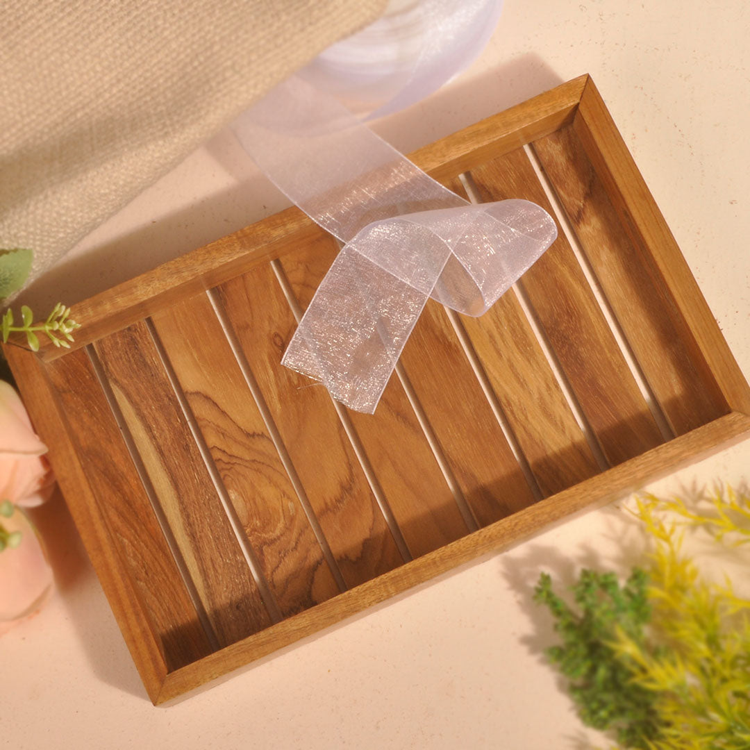 Handcrafted Teakwood Tray - Small – Craft Melon